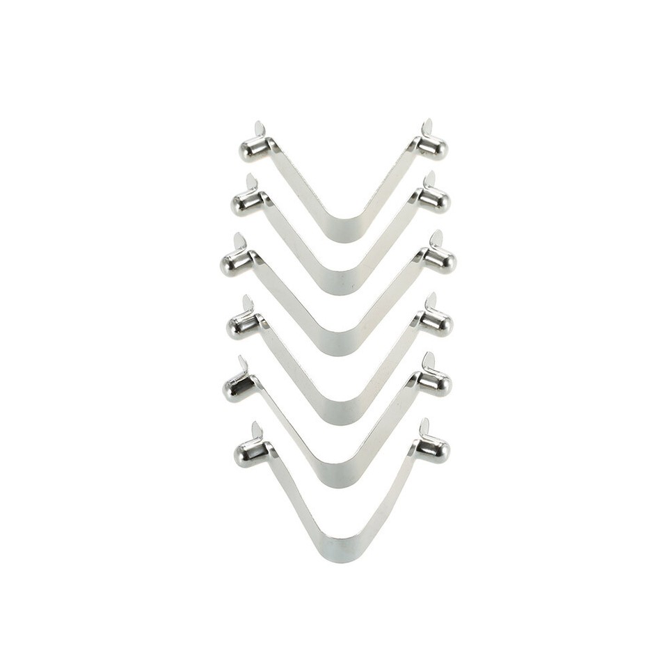 6pcs Kayak Paddle Spring Clips Tent Clips Push Button Spring Snap Clip ...