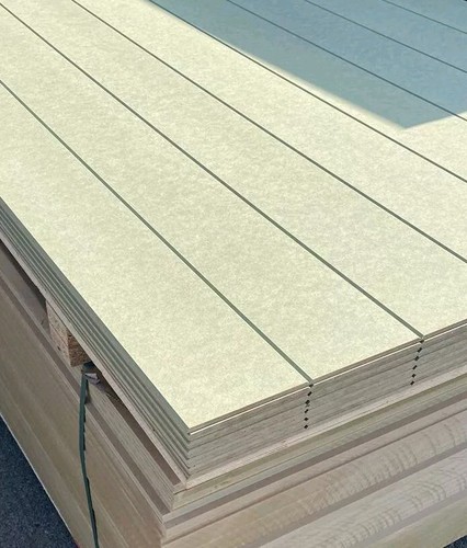 V Grooved MR MDF Wall panels 1200 x 400mm x 6mm (pack of 6) Sale ...