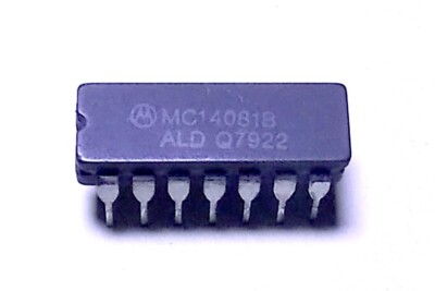 MC14081 MOTOROLA MC14081BALD Ceramic Dip CerDip 14 Quad 2-Input And ...