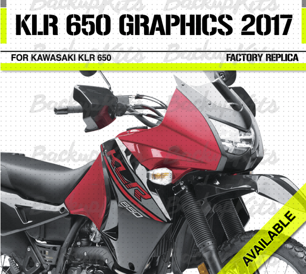 2017 KLR650 DECALS GRAPHICS STICKERS SET | eBay