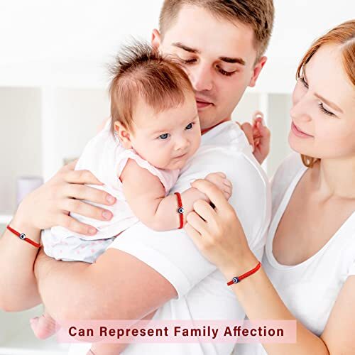 Pulsera Roja 7 Nudos 6 Piezas Cordón Ajustable La Protección Del Mal De ...