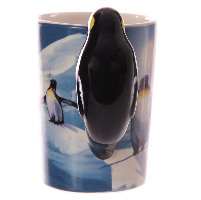 Animal Shaped Handle Ceramic Mug Tea Coffee Cup Novelty Gift Jungle ...