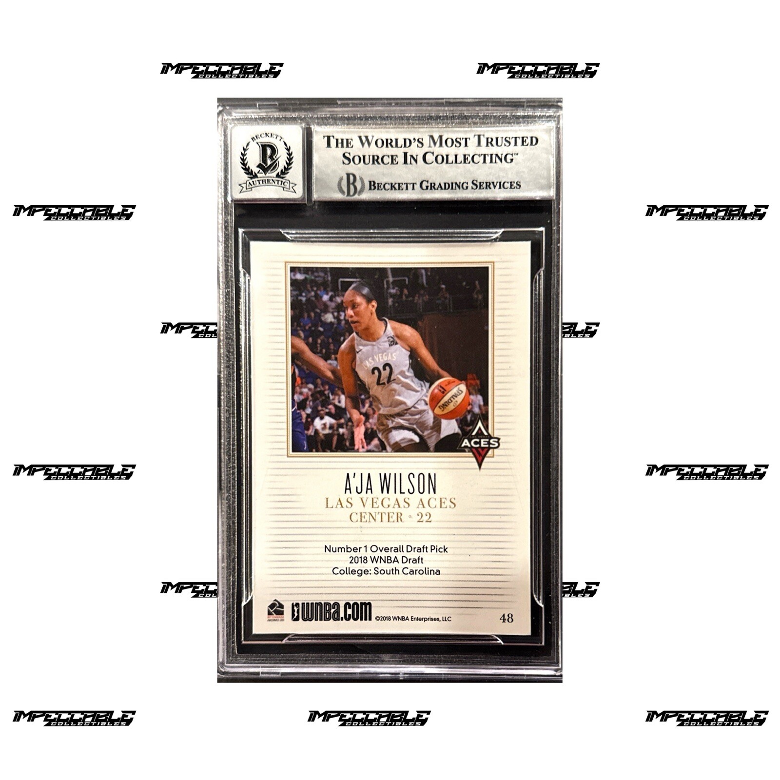 2018 Rittenhouse WNBA - #48 A'ja Wilson /500 (RC) for sale online | eBay