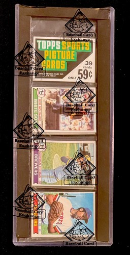 1979 Topps Baseball Unopened Rack Pack BBCE Sealed w Steve Carlton on ...