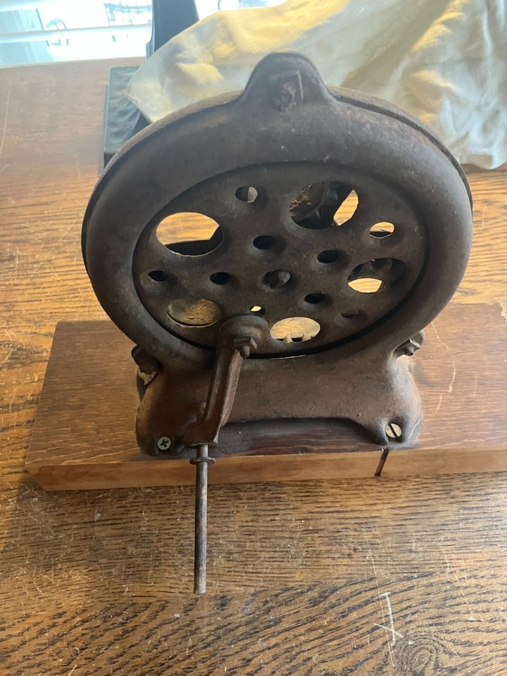 antique New Era mounted, working rope maker machine with wrench | eBay