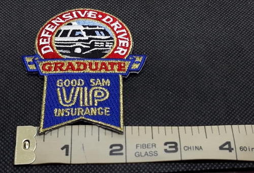 Vtg Good Sam Club Patch VIP Insurance RV Camper Defensive Driver Patch ...