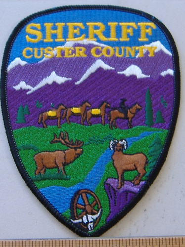 CUSTER COUNTY SHERIFF DEPT COLORADO SHERIFF FABRIC PATCH | eBay