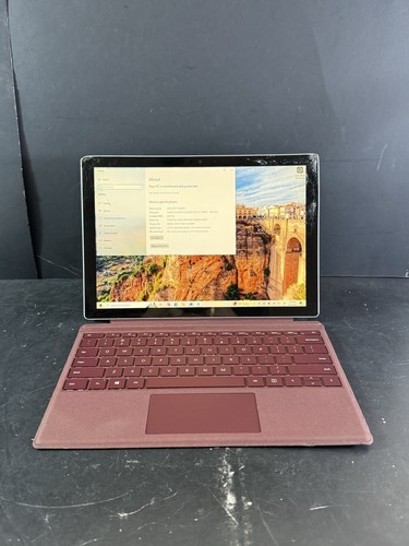 Microsoft Surface Pro 6 1796 i5-8250U 8 GB 128 SSD with Keyboard READ ...