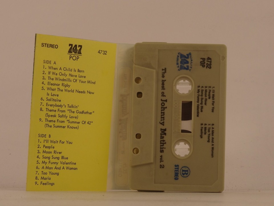 JOHNNY MATHIS THE BEST OF JOHNNY MATHIS VOL 2 (41) 18 Track Audio ...