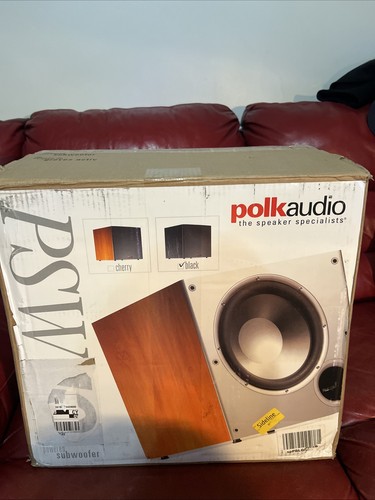Polk Audio PSW10 100 Watts Wired 10'' Powered Subwoofer- Black shell ...