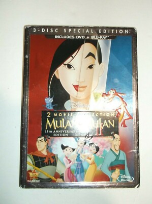 Walt Disney's: Mulan & Mulan II Collection (DVD, Blu-ray, 3-Disc Set ...