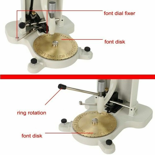 Inside Ring Engraver w/Two Faces Standard Letter Block Dial ENGRAVING ...
