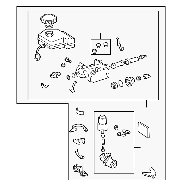 2003 Toyota 4runner ABS Pump Master Cylinder Assembly OEM for sale ...