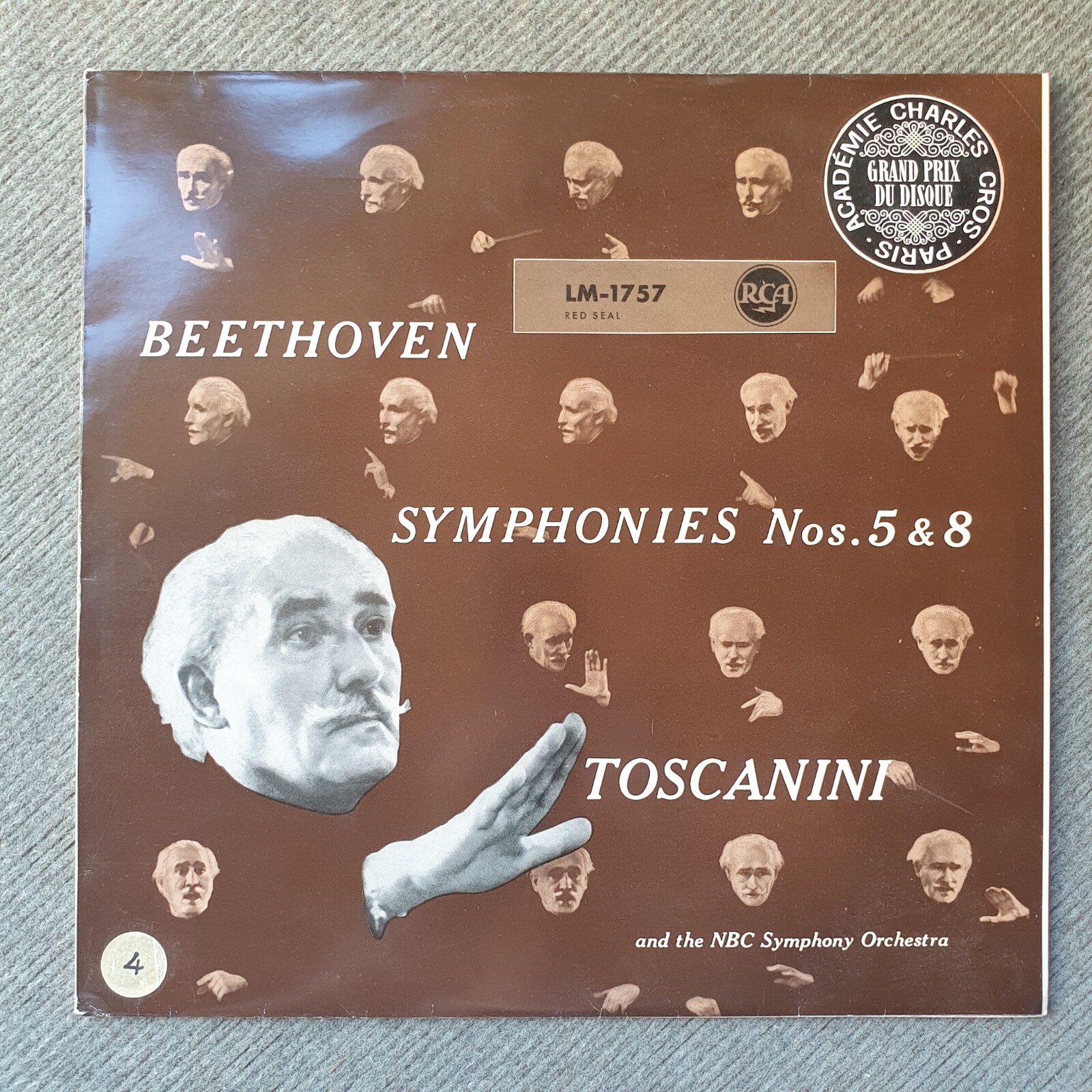 Beethoven Toscanini The NBC Symphony Orchestra Symphonies Nos. 5 & 8 ...