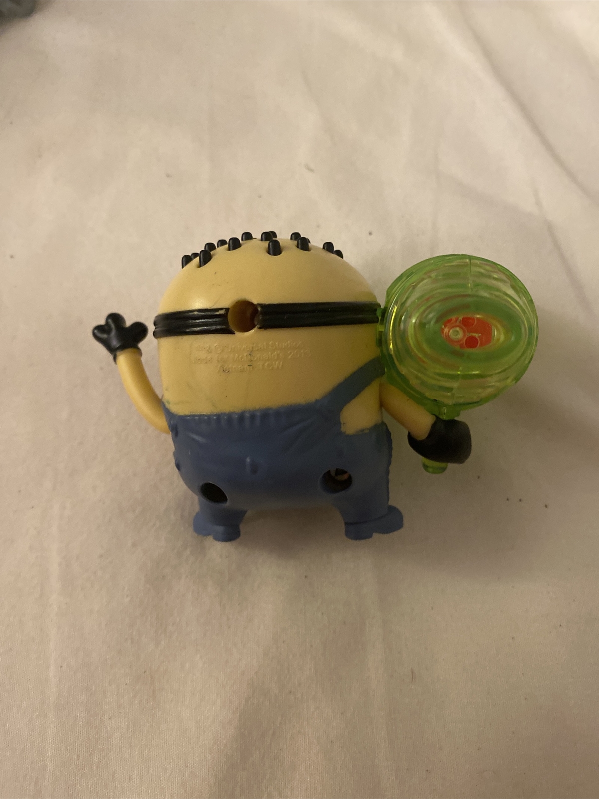 2013 McDONALDS DESPICABLE ME 2 #4 MINION JERRY WHIZZER WHISTLE HAPPY ...