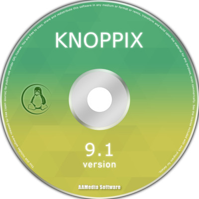 Linux Knoppix 9.1 64bit Live Bootable Installation DVD Linux Operating ...