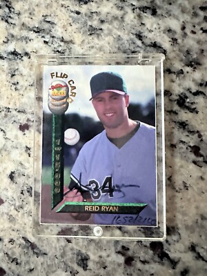 1994 Signature Rookies Draft Picks Flip Card Nolan & Reid Ryan Signed 1652/2109 | eBay