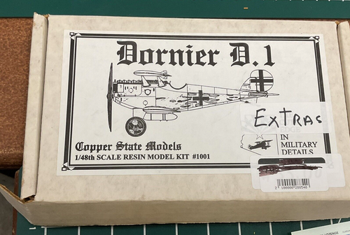 Copper State Models 1/48 Kit #1001 Dornier D1 | eBay