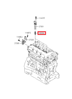 Genuine/OEM 2741037000 PLUG ASSY-SPARK for Hyundai Sonata (EF) 98 | eBay