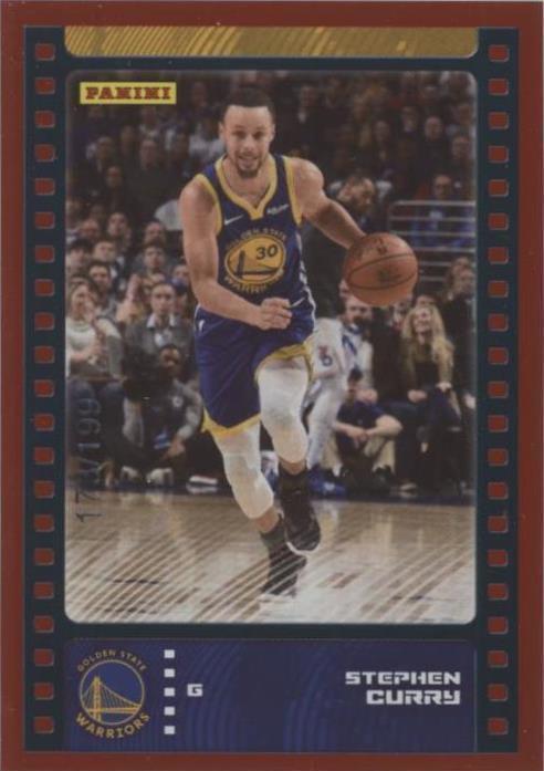 2019-20 Panini Sticker & Card Collection - Stephen Curry #66 Red /199 ...