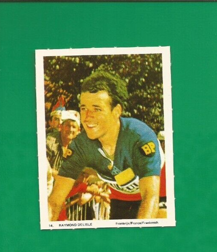 CYCLISME carte cycliste RAYMOND DELISLE Champion de FRANCE Format 7,8 ...