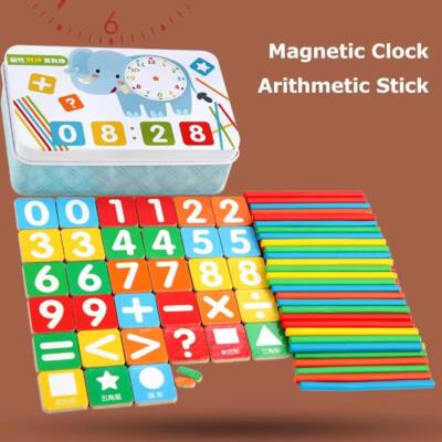 Arithmetic Iron Box Stick Mathematic Colour Counting Stick Numbers X8C9 ...