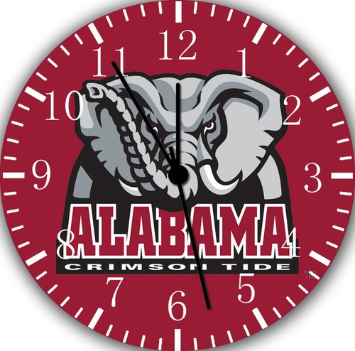 Alabama Crimson Tide Frameless Borderless Wall Clock Nice Gifts or ...