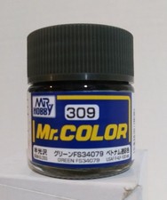 Gunze C309 Mr Color Semi Gloss Green Fs34079 for sale online | eBay