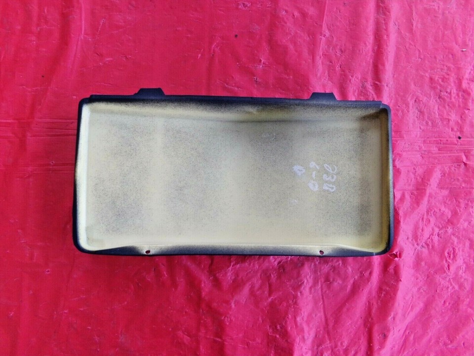 84-90 C4 Corvette Front Bumper License Plate Cover Insert Filler Panel ...