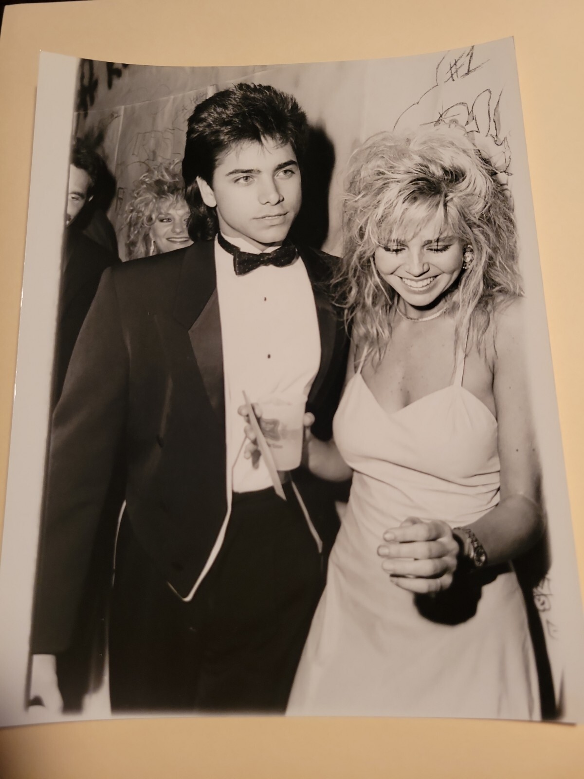 John Stamos Teri Copley VINTAGE Original PRESS PHOTO 7x9 1985 | eBay