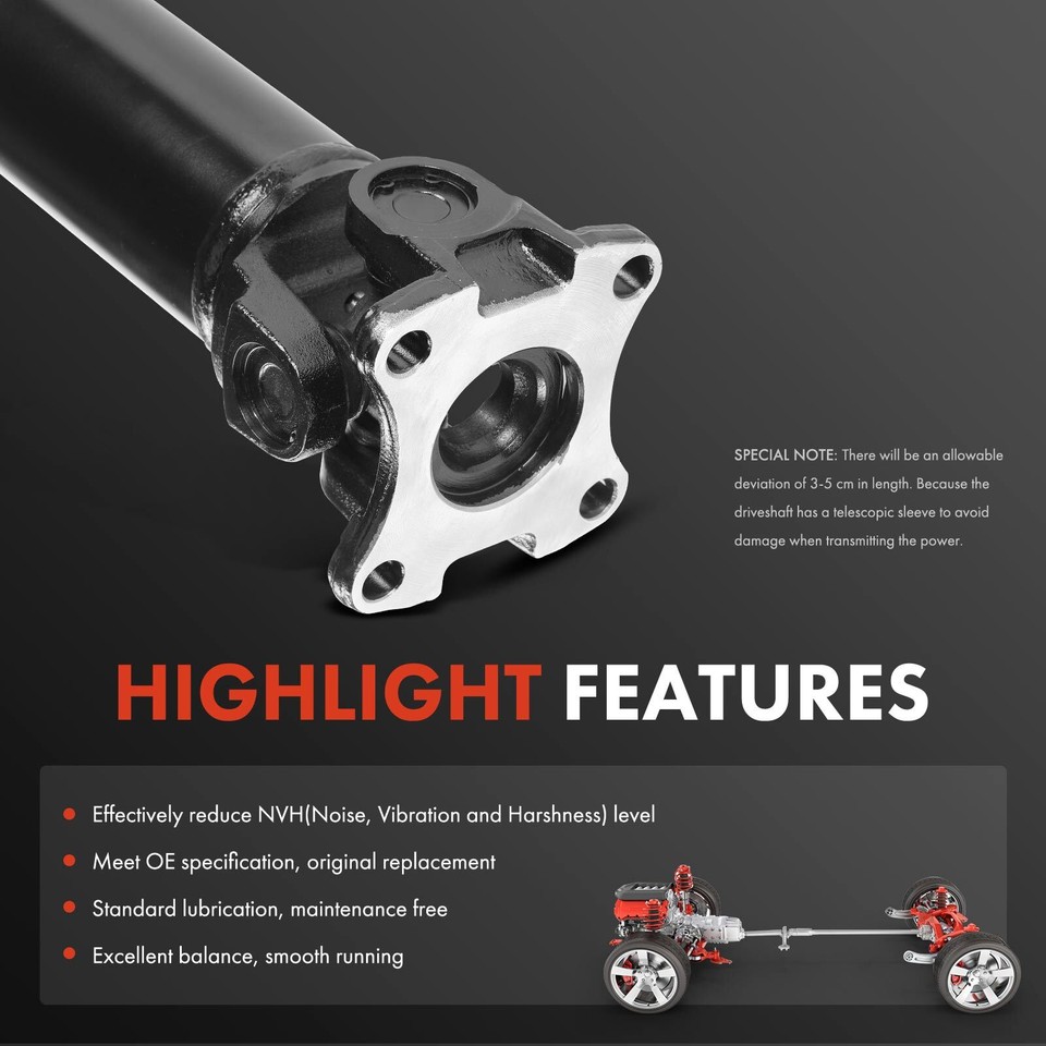 Rear Driveshaft Prop Shaft for Ford Expedition 99-01 V8 4.6L Four-Wheel ...