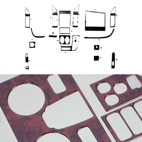 Wooden Look Dashboard Console Trim Kit for RAM ProMaster 2014-2024 18x ...