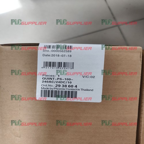 Brand NEW PHOENIX CONTACT QUINT-PS-100-240AC/24DC/10 2938604 PLC | eBay