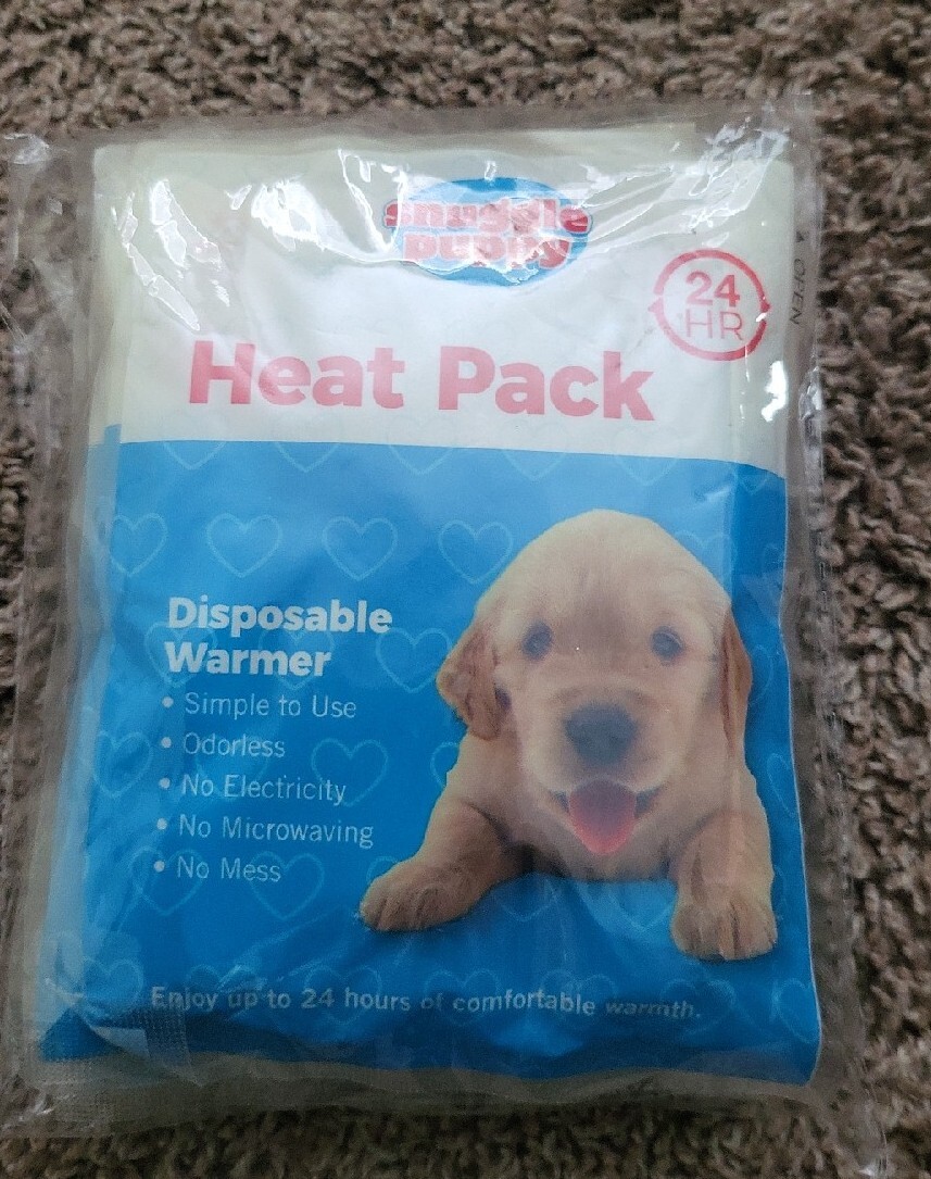 Snuggle Puppy Heat Pack Disposable Warmer 24hr lot of 6 NEW Exp 01/2024 ...