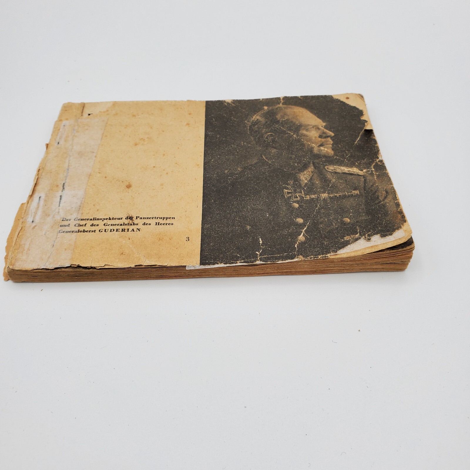 WW2 WWII Original German tank Panzer manual Die Panzertruppen ...