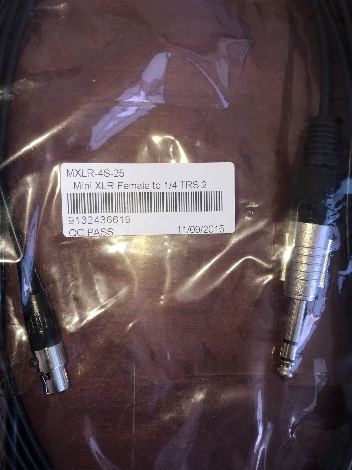 Mini XLR Female to 1/4 TSR 2 Cable set | eBay