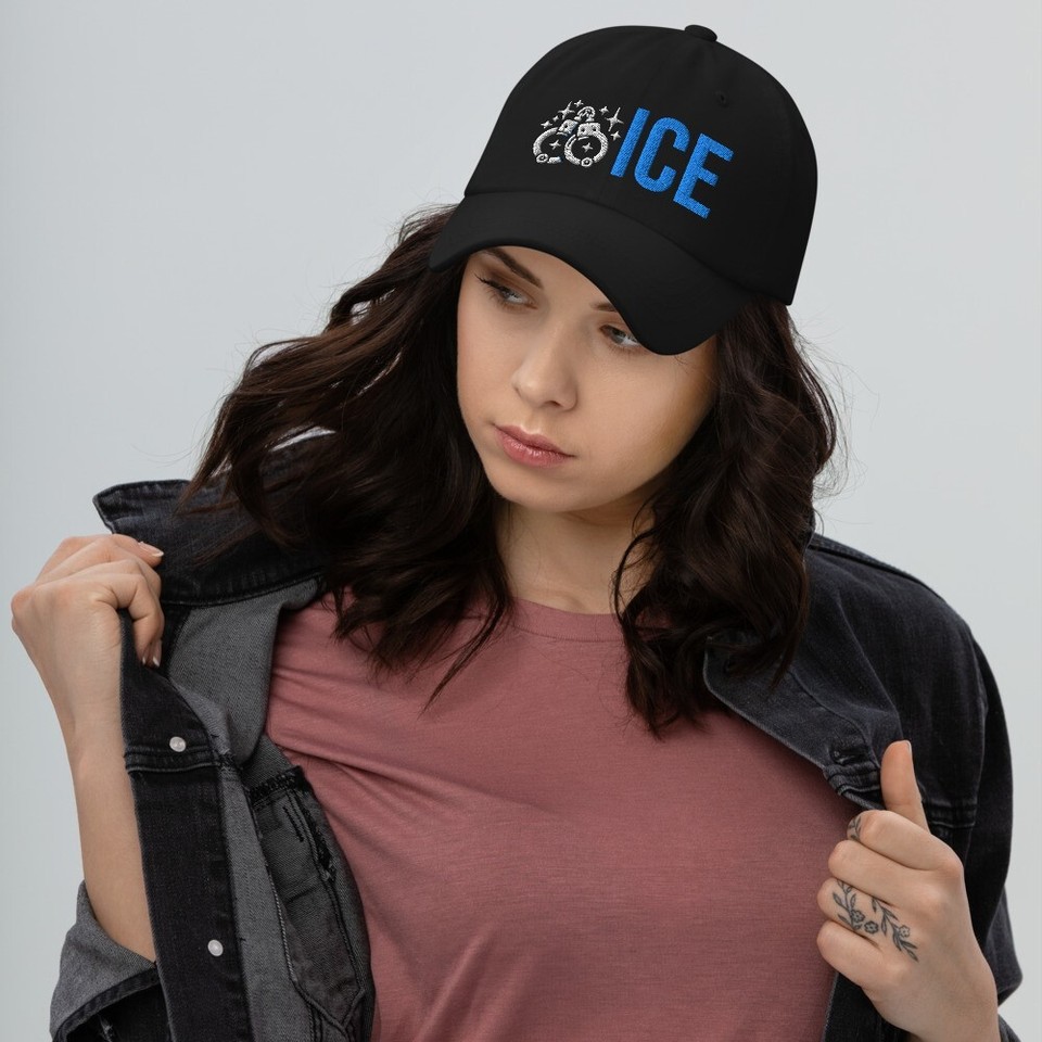 ICE Hat Immigration Customs Enforcement Dad Hat Pro America Trump Vance ...
