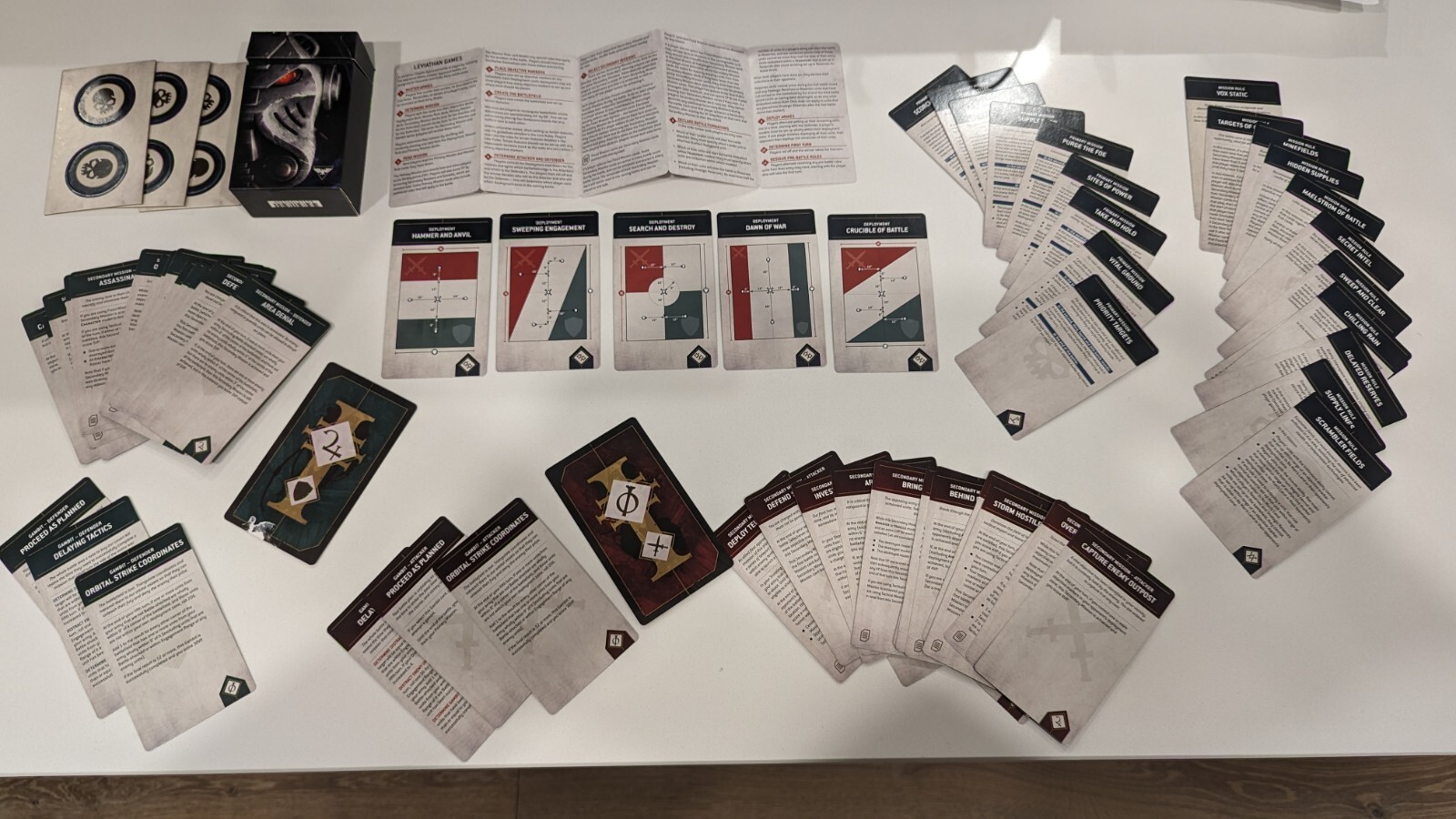 Warhammer 40K Leviathan 10th Edition Mission Cards Deck (From Leviathan ...