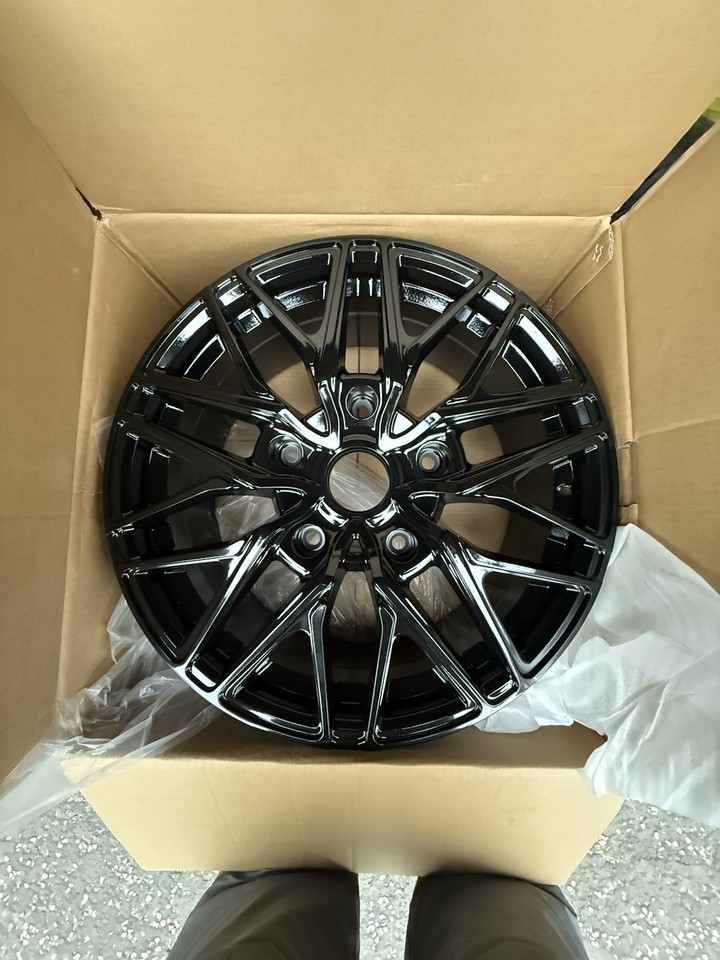 18" 141 Alloy Wheel Gloss Black 5x160 8J Ford Transit Mk7 Transit ...