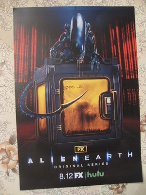 ALIEN EARTH ALIEN FX Original Series HULU Premiere Movie Promo Poster ...
