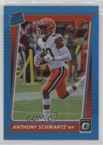 2021 Panini Donruss Optic Rated Aqua Prizm /299 Anthony Schwartz #231 Rookie RC | eBay