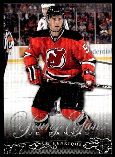 2011-12 Young guns canvas Adam Henrique Auto New Jersey Devils #C107 | eBay