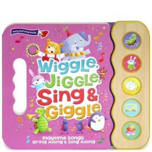 Wiggle Jiggle Sing and Giggle: Song Book Wood Module with Handle (5 ...