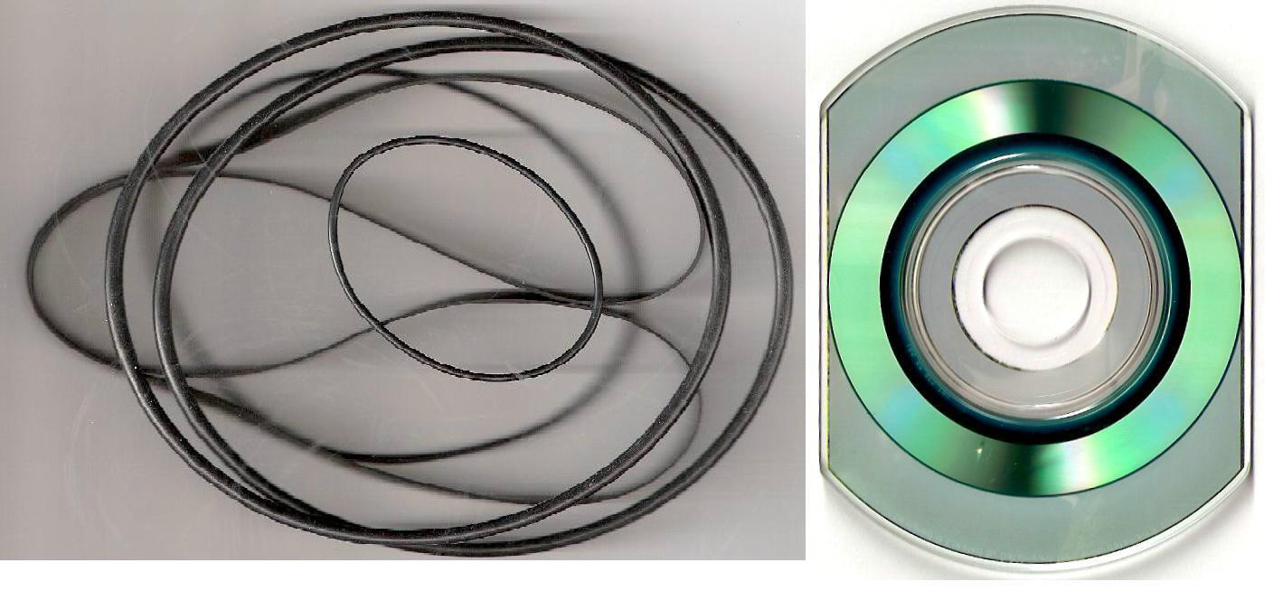 SONY TC-560 TC-560D Reel-to-Reel Belts w/wo a pdf MANUAL on CD & FREE ...