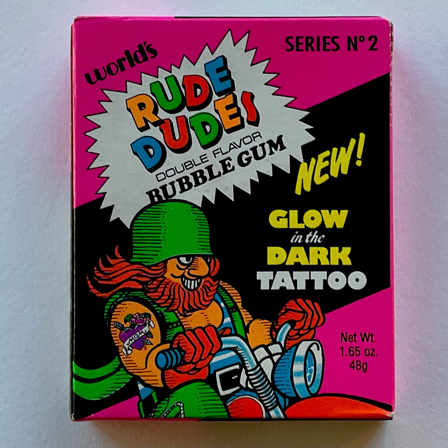 Vintage 1992 World’s Candies RUDE DUDES Bubble Gum 4” SEALED Candy ...