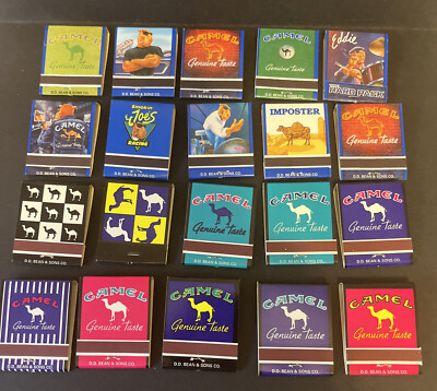 Lot Of 20 Vintage Unused FULL Camel Matchbooks Matches From 1991-2008 ...