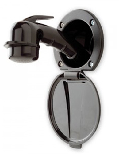 Ambassador Marine Shurflo Recessed Transom Shower Kit NEW Black Sprayer ...