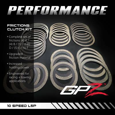 ALLISON 10 SPEED TRANSMISSION (10L1000) GPZ HIGH PERFORMANCE FRICTION ...