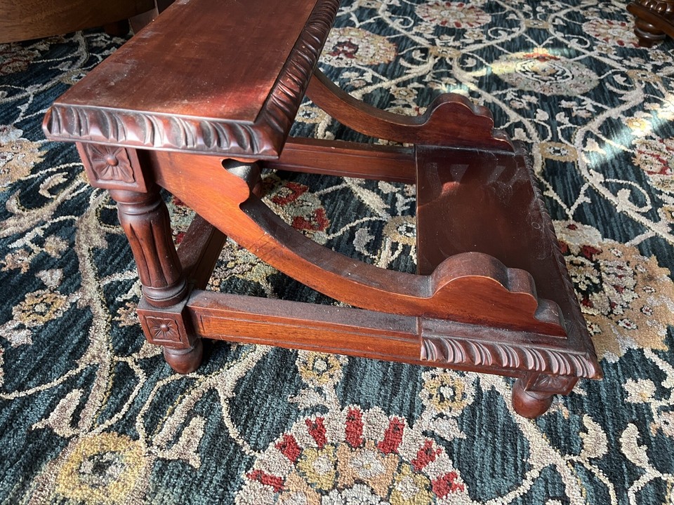 vintage wooden step stool | eBay