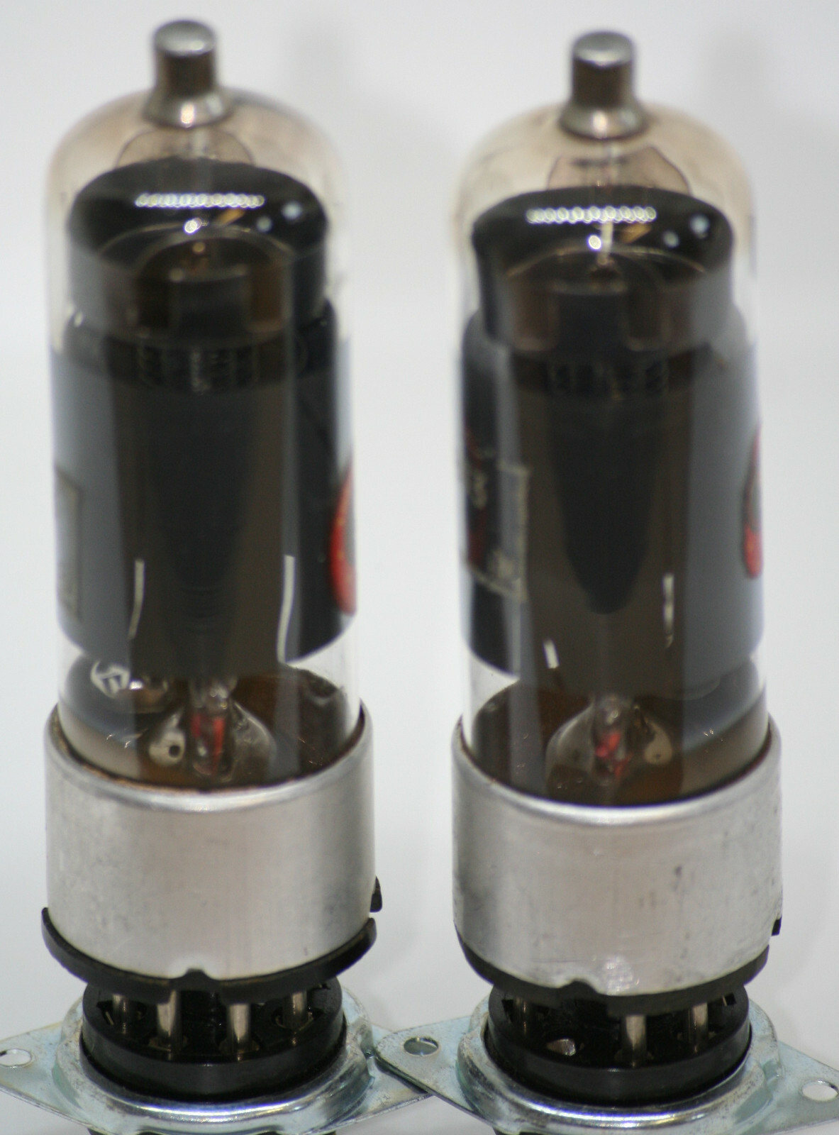 A863 MARCONI VALVE 6J7G TUBE PAIR metal base VINTAGE PREAMP KTZ63 348A ...